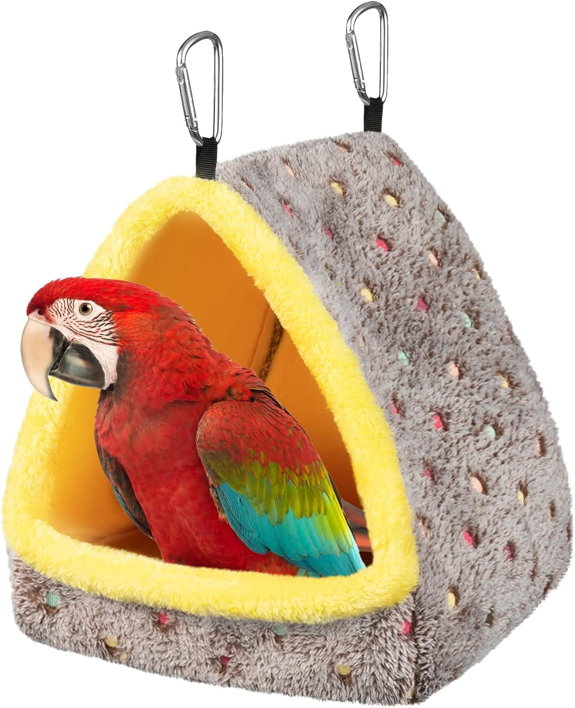 Medium Warm Bird Nest House - Cozy Bird Bed for Cage with Mat, Hanging ...