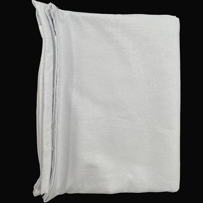 Medium Weight 100% Cotton Muslin Fabric: 59 inch x 2 Yards Bleached ...