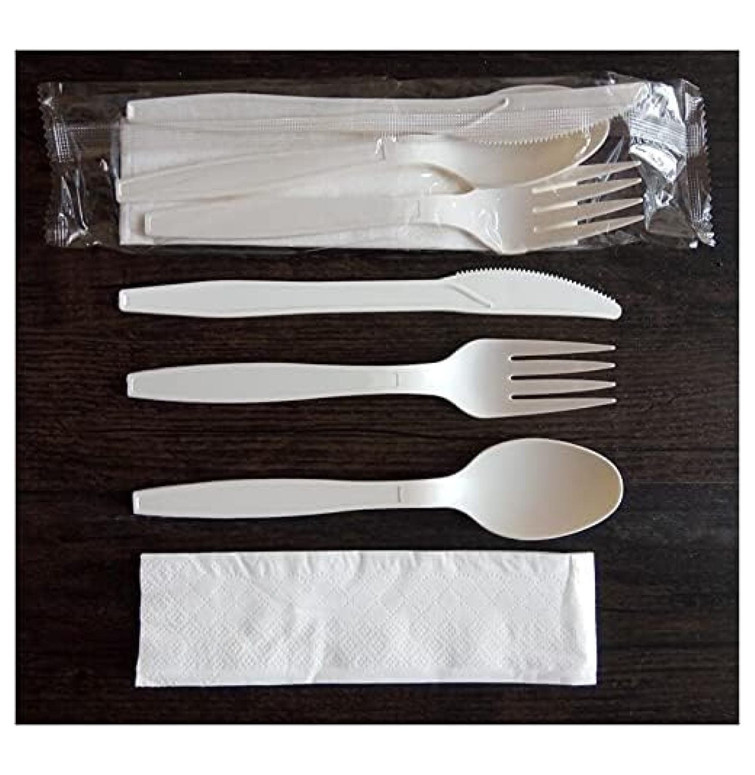 Medium Weight Individually Wrapped Utensil sets Great for Picnic BBQ ...
