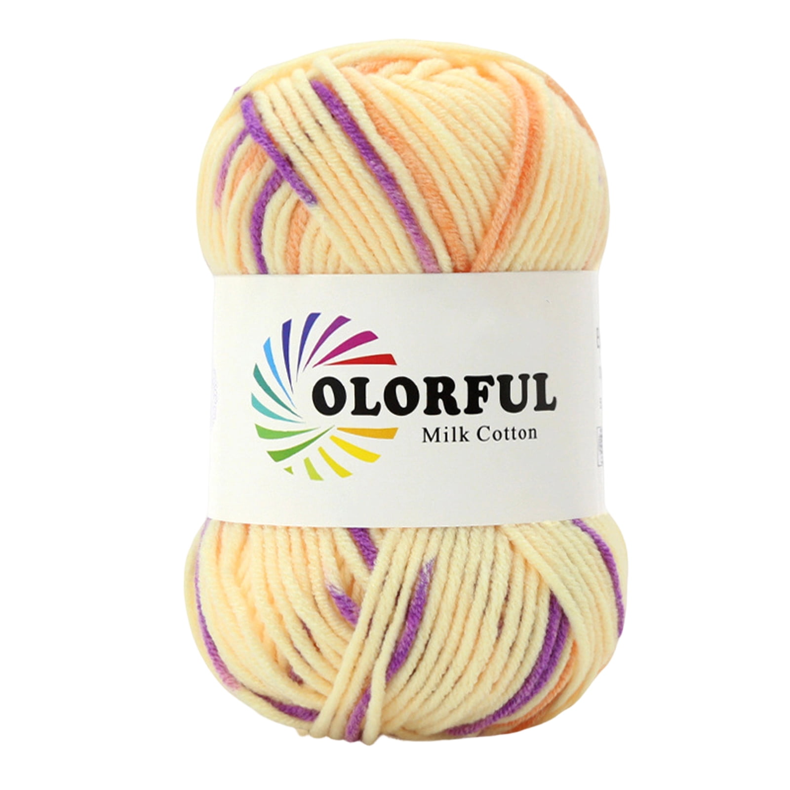 Medium Weight Yarn, Variegated Yarn, Milk Cotton Yarn, Yarn for ...