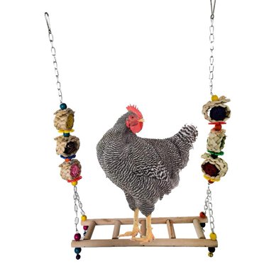 Backyard Barnyard Chicken Swing Natural Safe Wooden Toy Handmade in USA ...