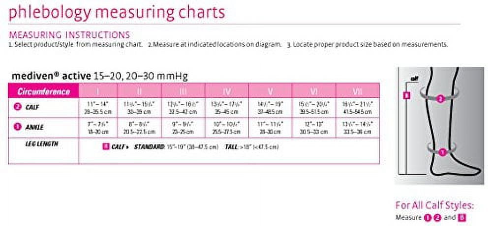 Mediven Active Compression Socks 15-20 mmHg for Men and Women – Closed ...