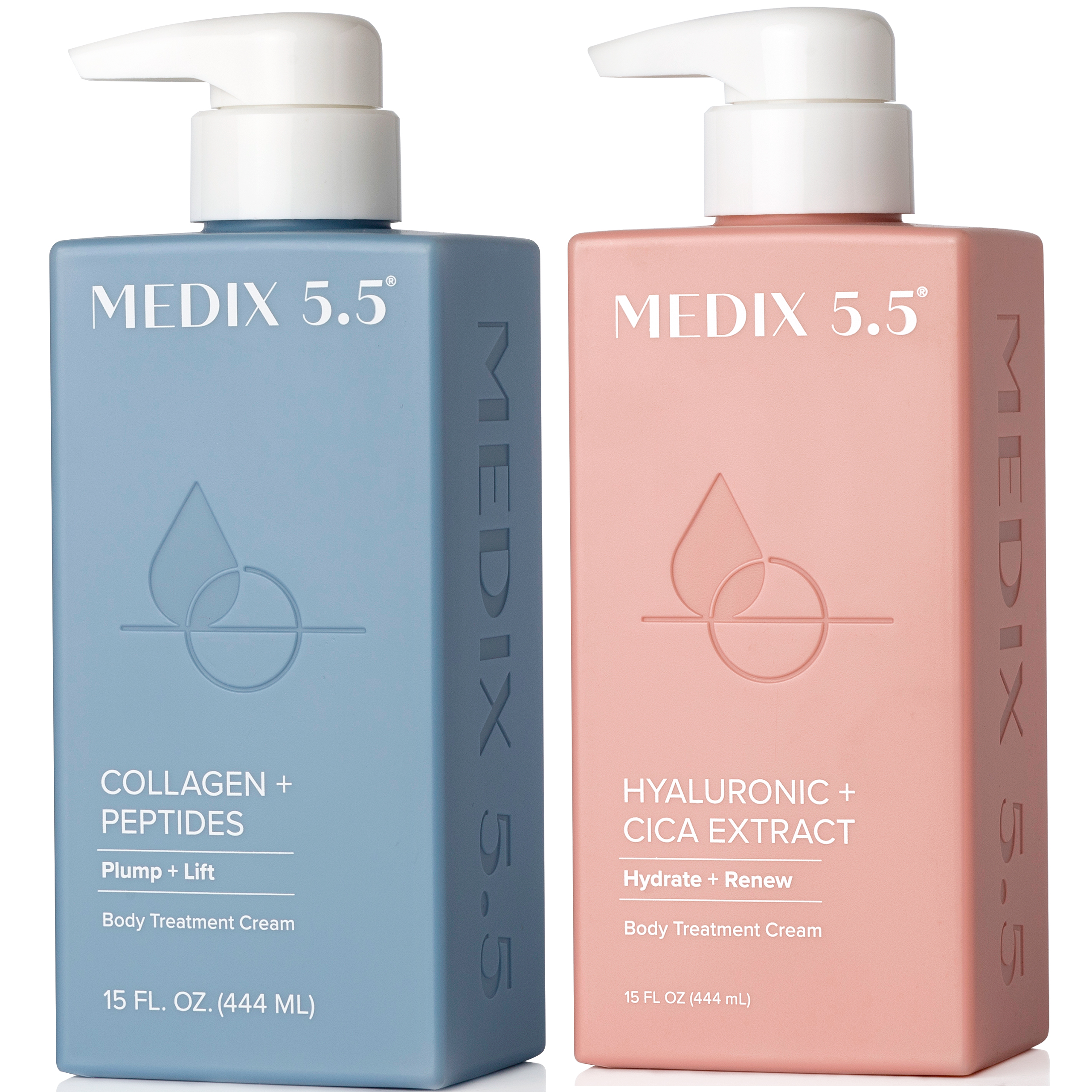 Medix 5.5 Collagen + Peptide Body Cream and Medix 5.5 Hyaluronic + Cica ...