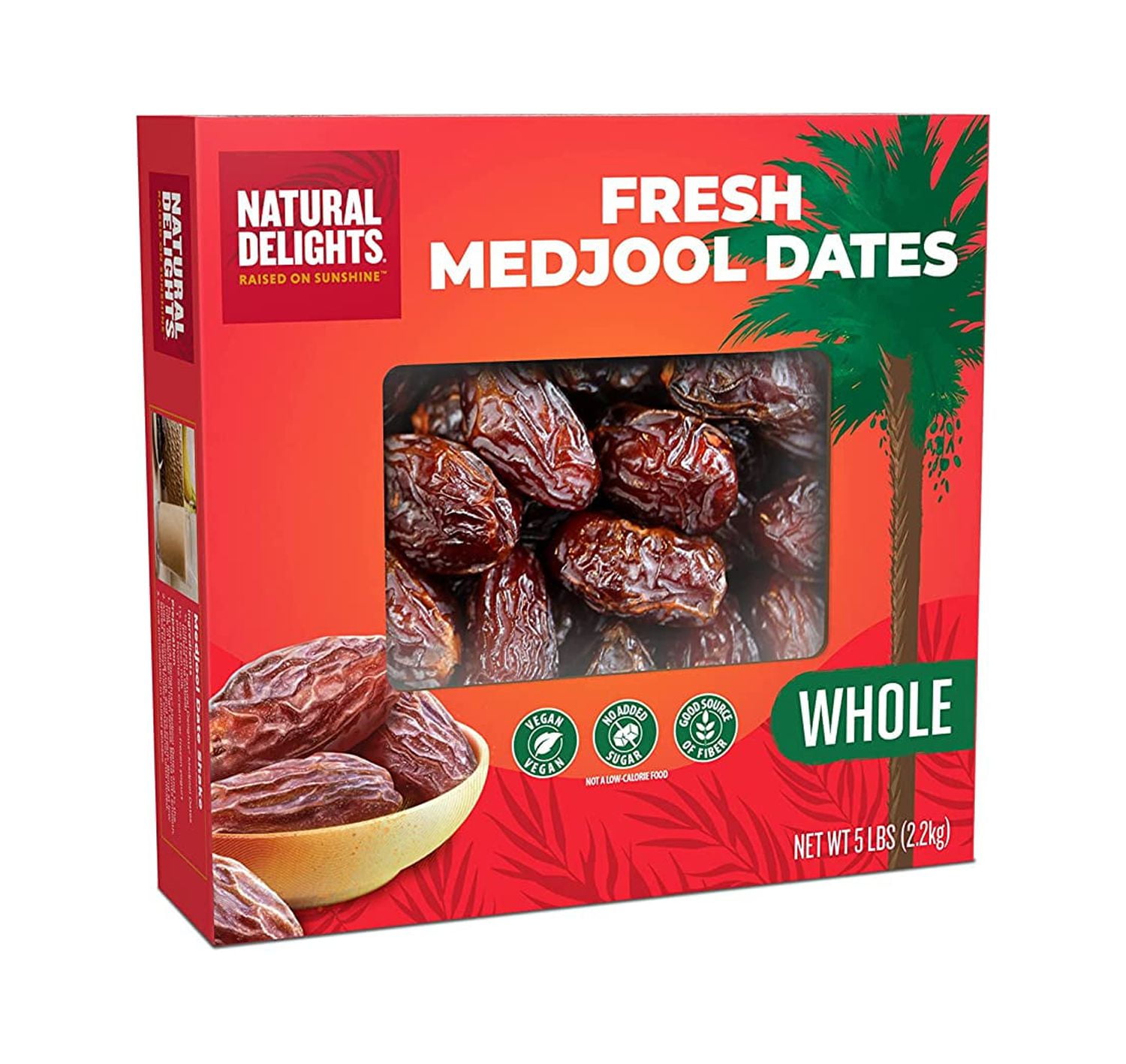 Medjool Dates – Large & Plump Whole Dates Medjool, Non-Gmo Verified ...
