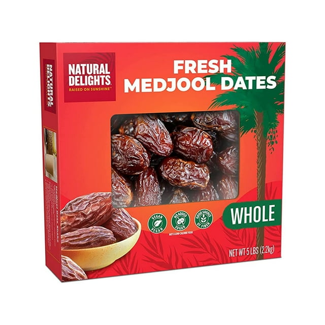 Medjool Dates – Large & Plump Whole Dates Medjool, Non-Gmo Verified ...