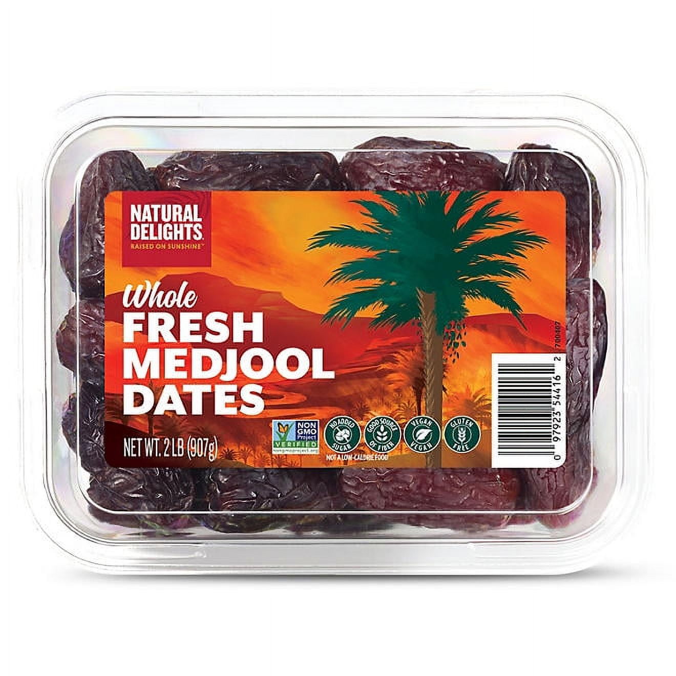 Natural Delights Organic Medjool Dates 2 lbs USDA Fresh Antioxidant ...