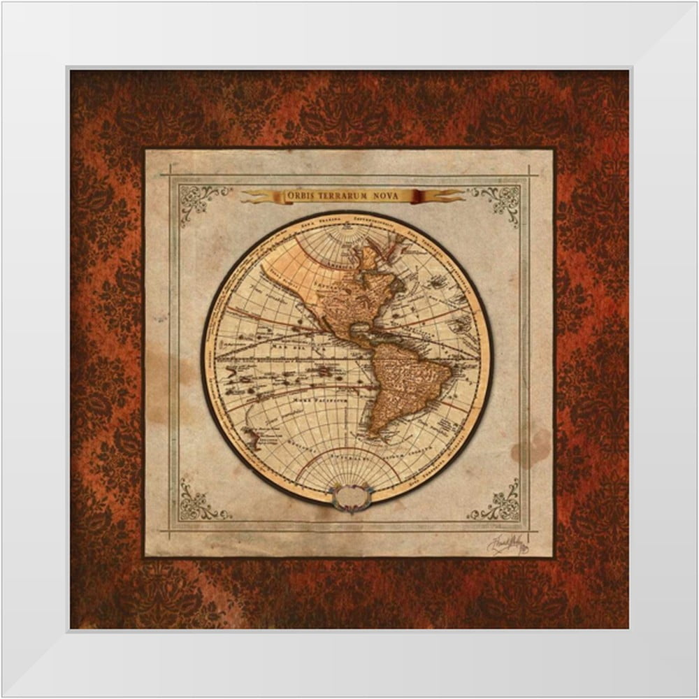 Medley, Elizabeth 20x20 White Modern Wood Framed Museum Art Print ...