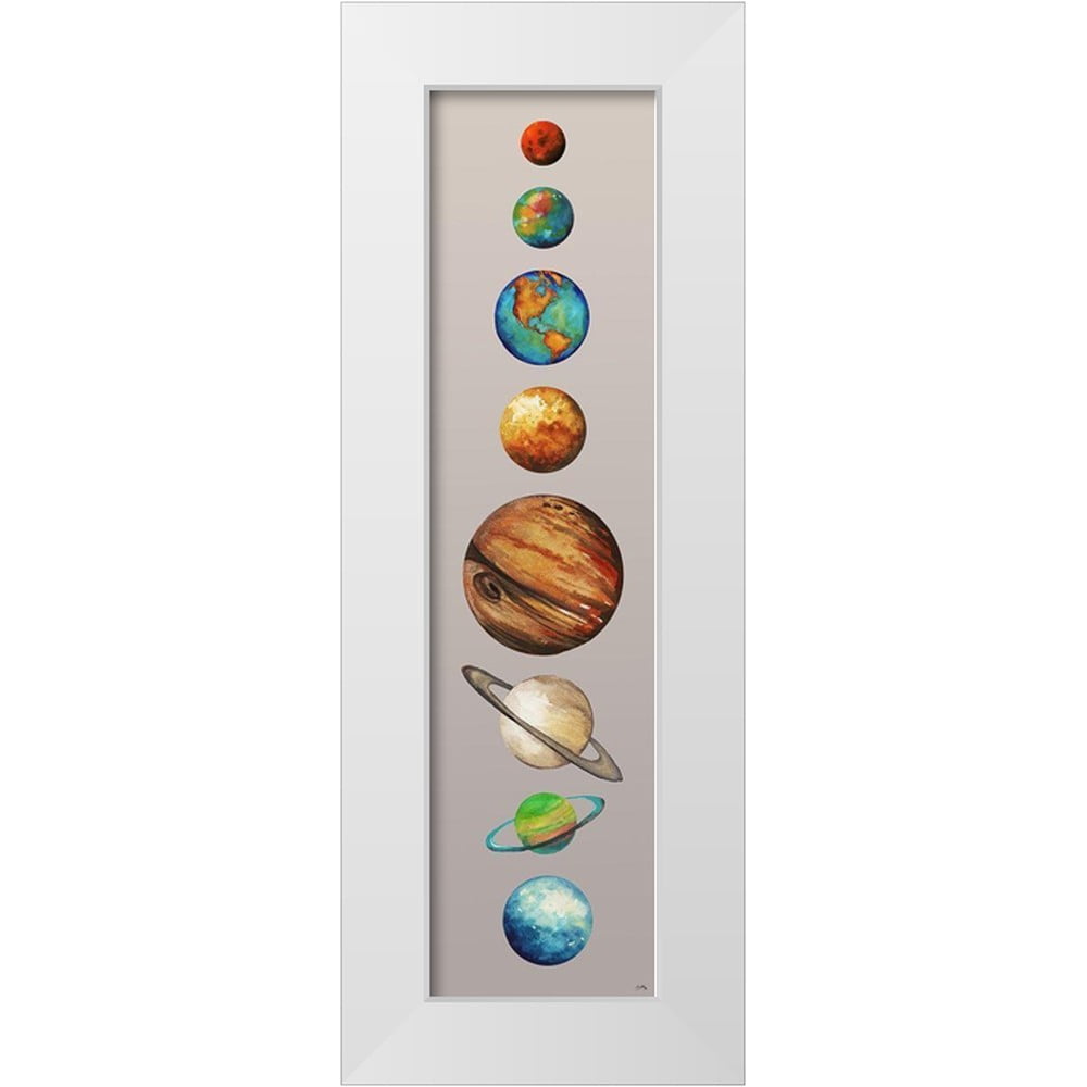 Medley, Elizabeth 9x24 White Modern Wood Framed Museum Art Print Titled ...