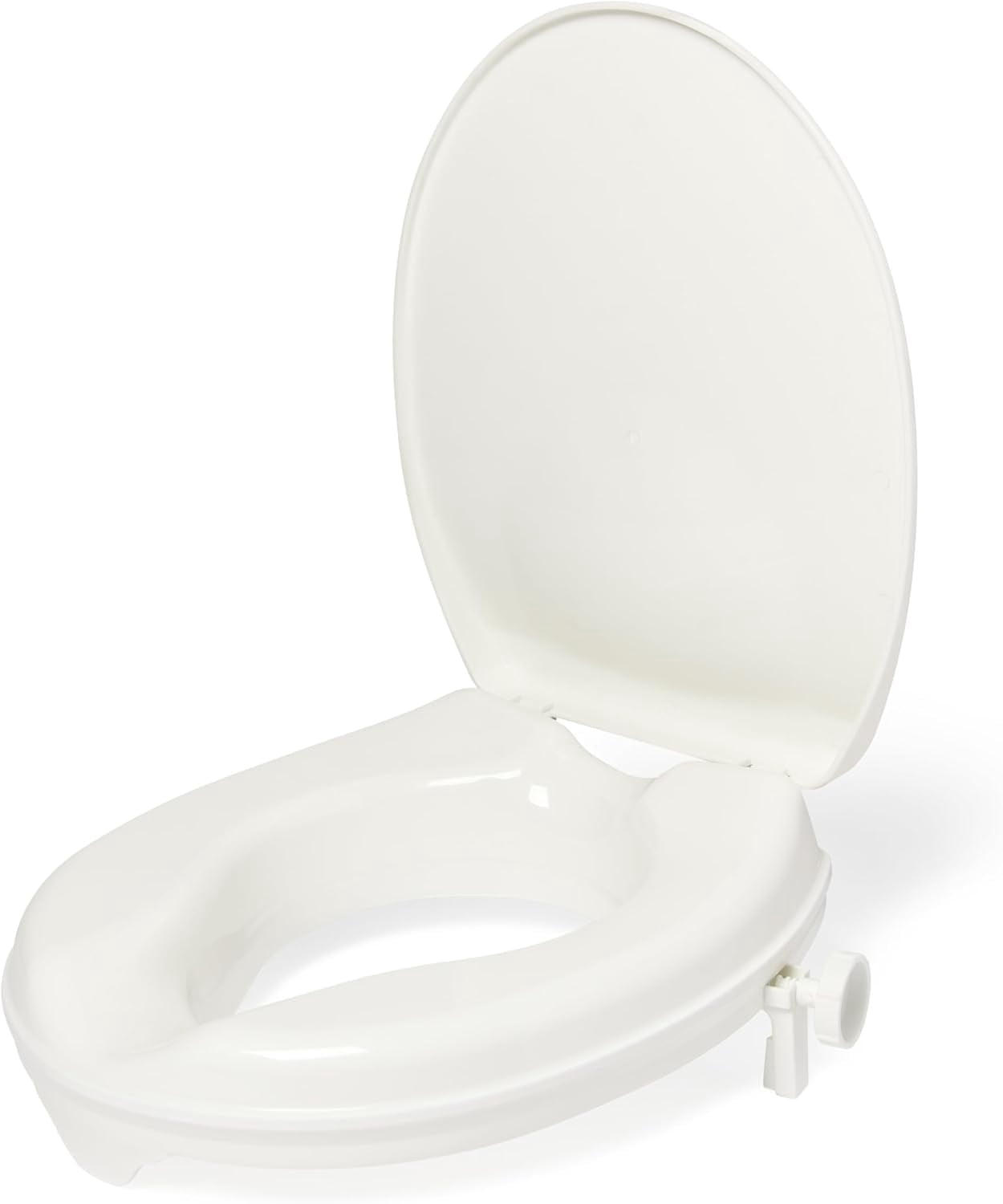 Medline 2" Universal Locking Toilet Seat Riser, Elevated Seat Riser for ...