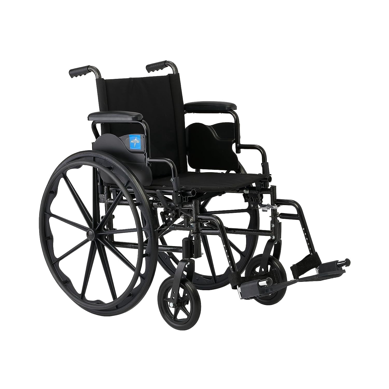 "Medline 20"" K4 Wheelchair, Foldable, Swing Back Arms & Away Footrests ...