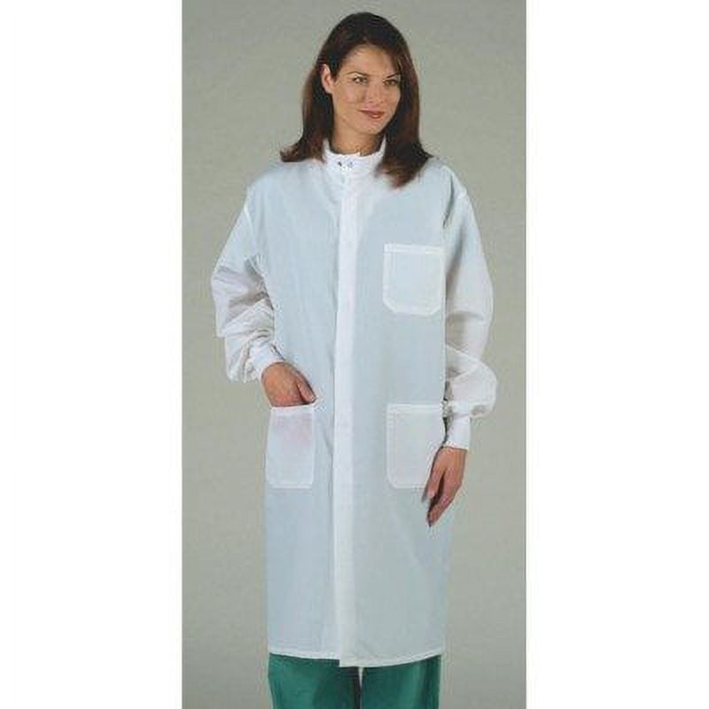 Medline 6623BQWXL Unisex ASEP Barrier Lab Coats Extra Large White - 1 ...