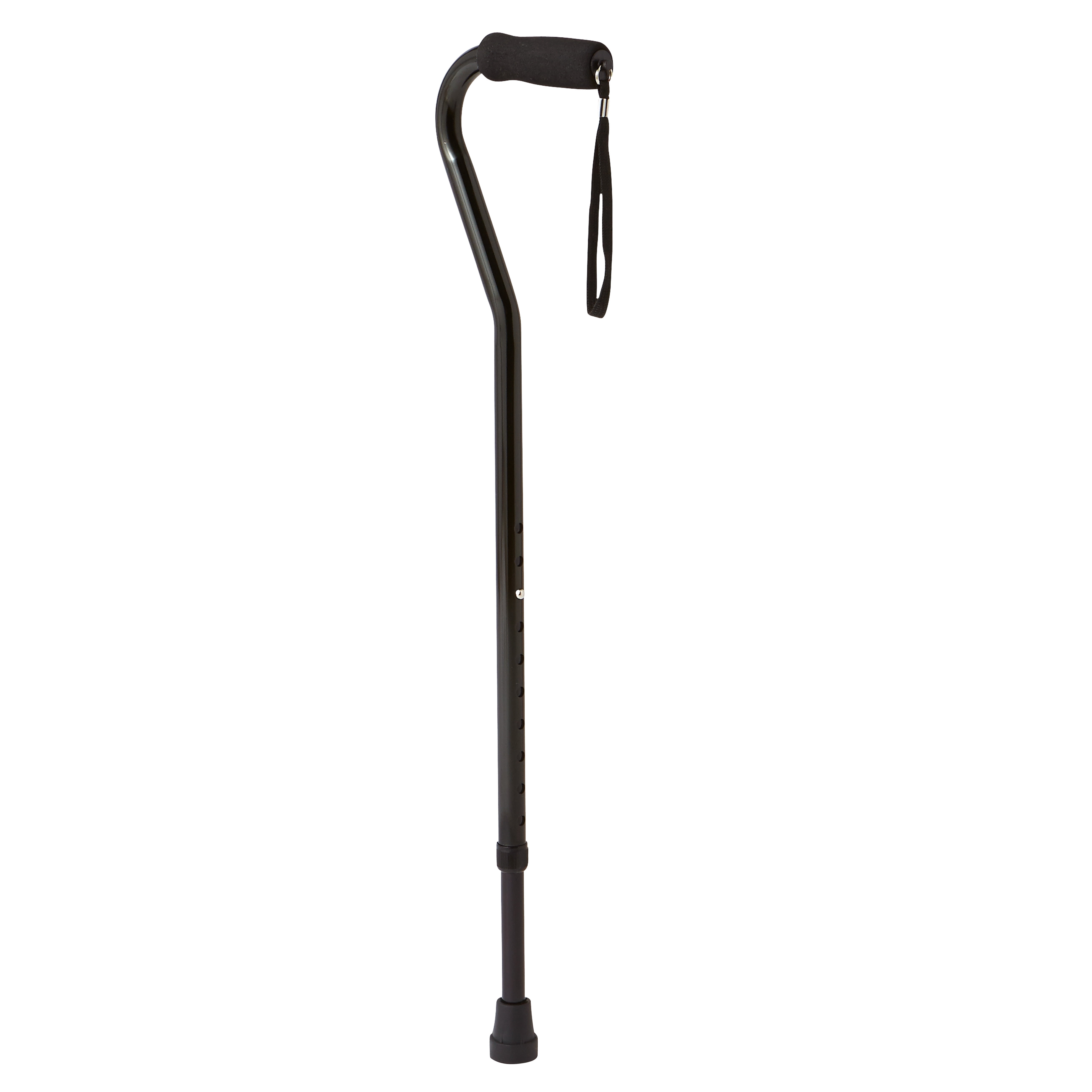 Medline Aluminum Offset Walking Cane is Portable and Lightweight ...