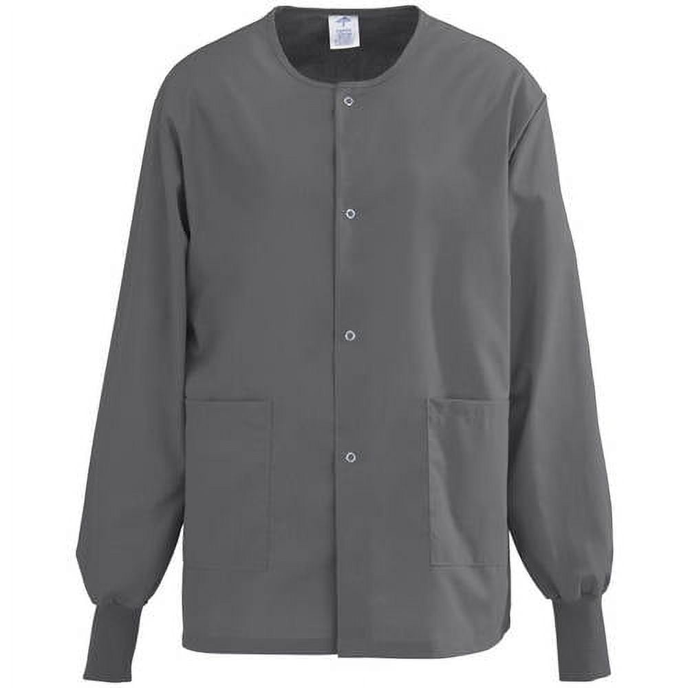 Medline AngelStat Unisex Snap-Front Warm-Up Scrub Jacket - Walmart.com
