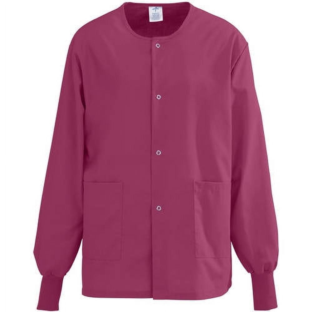 Medline AngelStat Unisex Snap-Front Warm-Up Scrub Jacket - Walmart.com