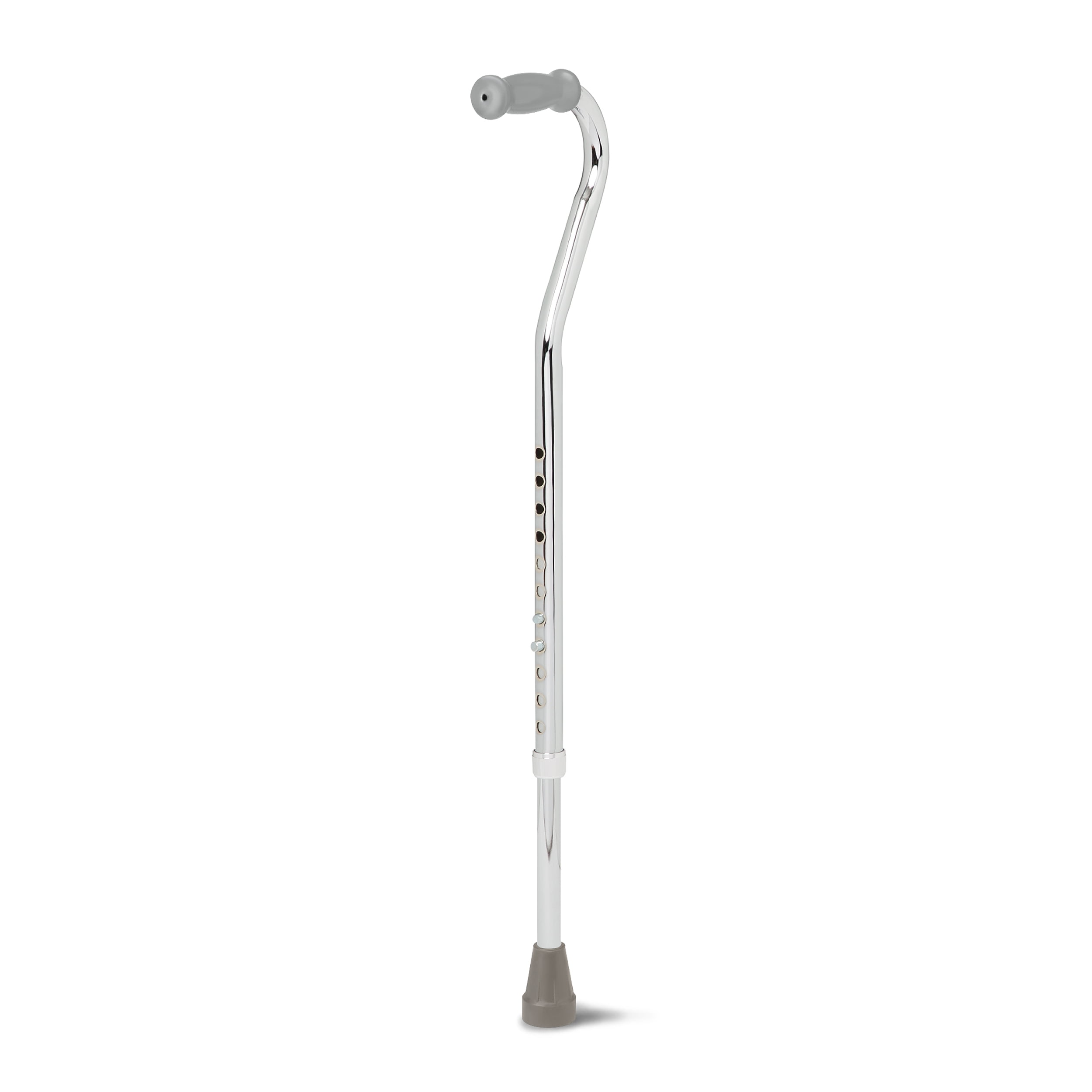 Medline Bariatric Offset Walking Cane, Chrome, 500 lbs weight capacity ...