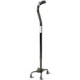 Medline Bariatric Quad Cane, 500lbs Capacity HSA/FSA Eligible - Walmart.com