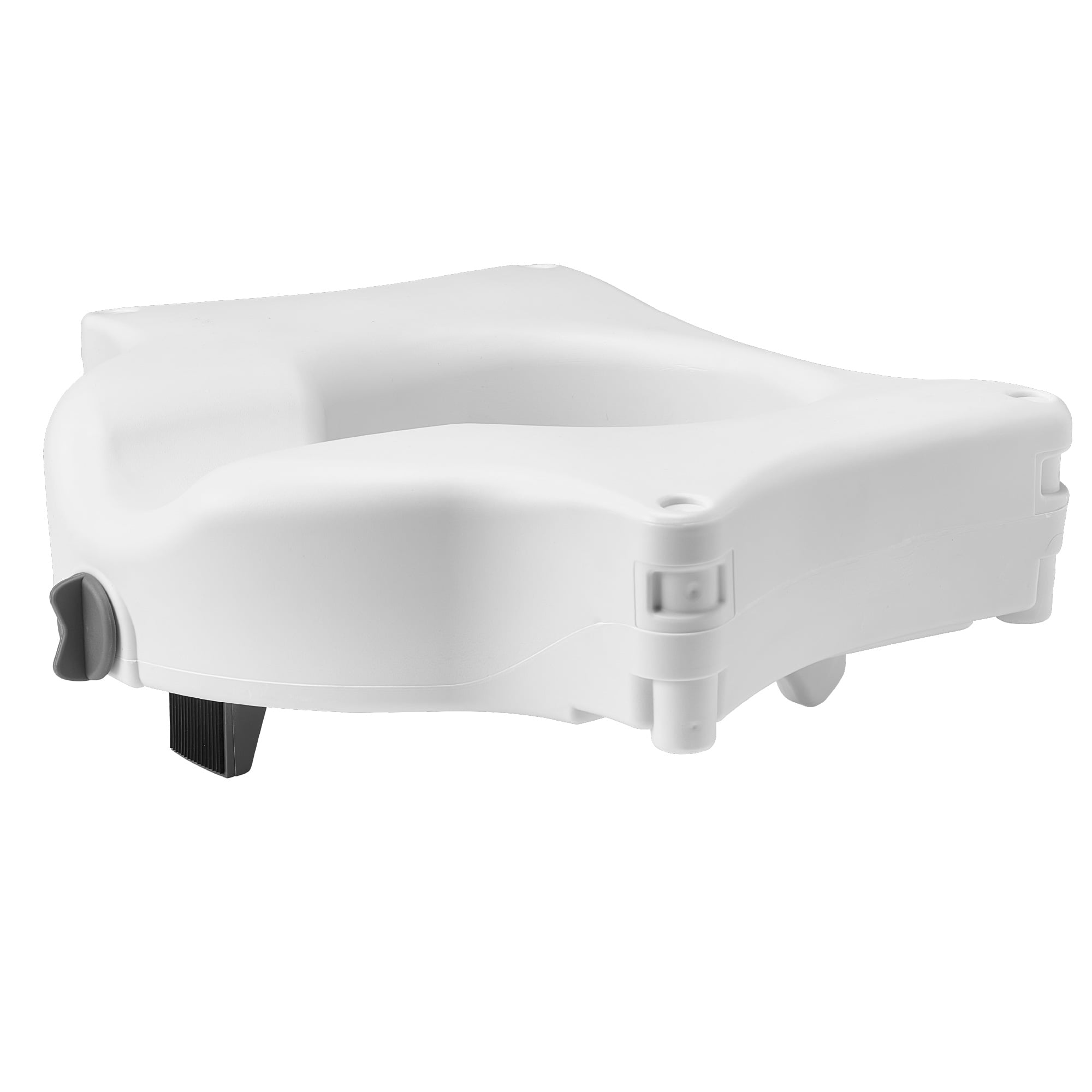 Medline Bariatric Raised Toilet Seat, Locking, 4 Inch, 600 lb Weight ...