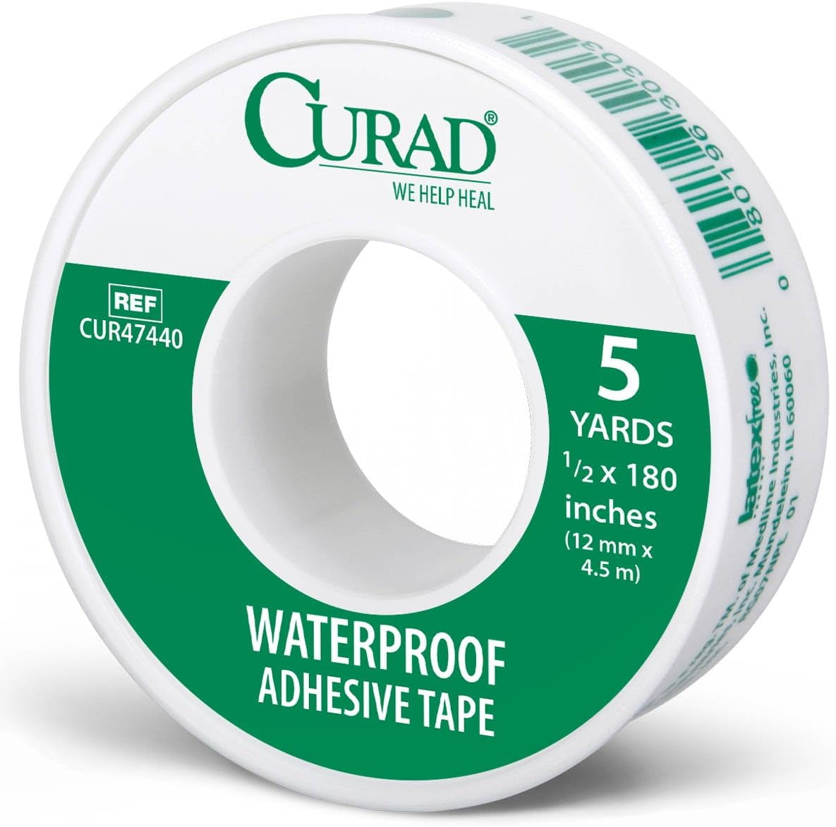 Medline CUR47440RB Curad Waterproof Adhesive Tape .5 In X 5 YD (Each ...