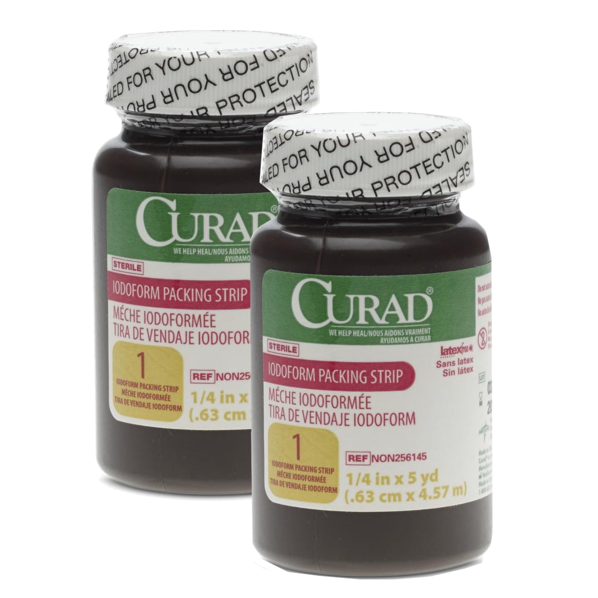 Medline CURAD Sterile Iodoform Gauze, First Aid Surgical Dressing for ...