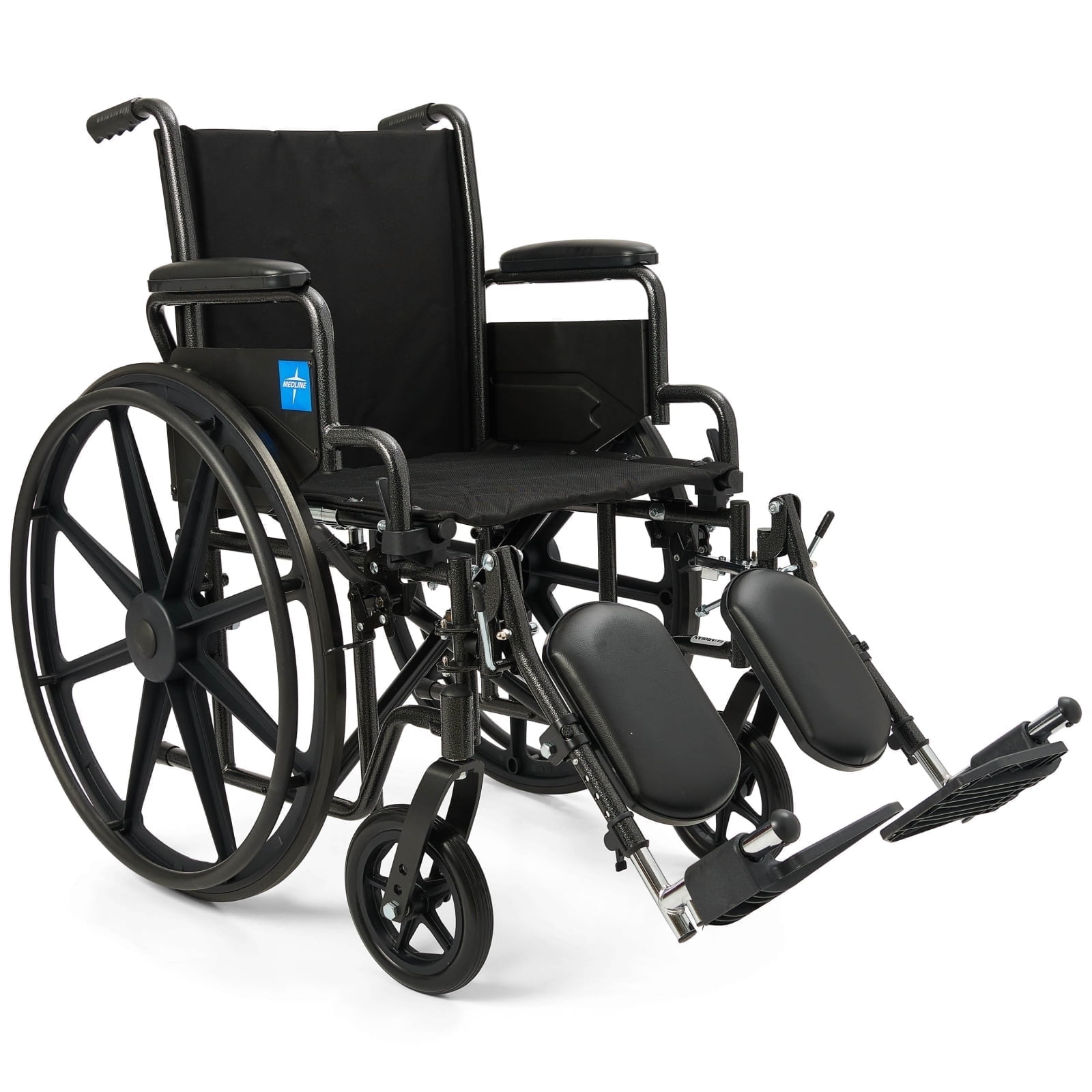 Wide Transport Medline Comfortable Folding Wheelchair Manual, Swing ...