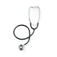 Medline Dual-Head Stethoscope, 22" Tubing, Hunter Green, Lightweight ...
