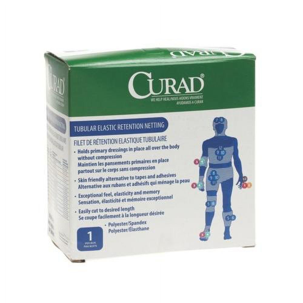Medline Elastic Retention Netting, Tubular, 7" Size 2, Latex-free ...