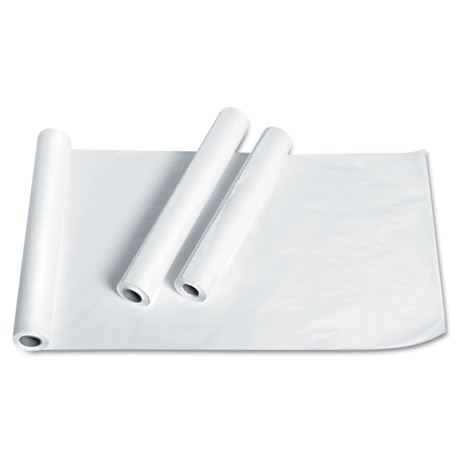 Medline Exam Table Paper Deluxe Crepe 21" x 125ft ,White, 12 Rolls ...