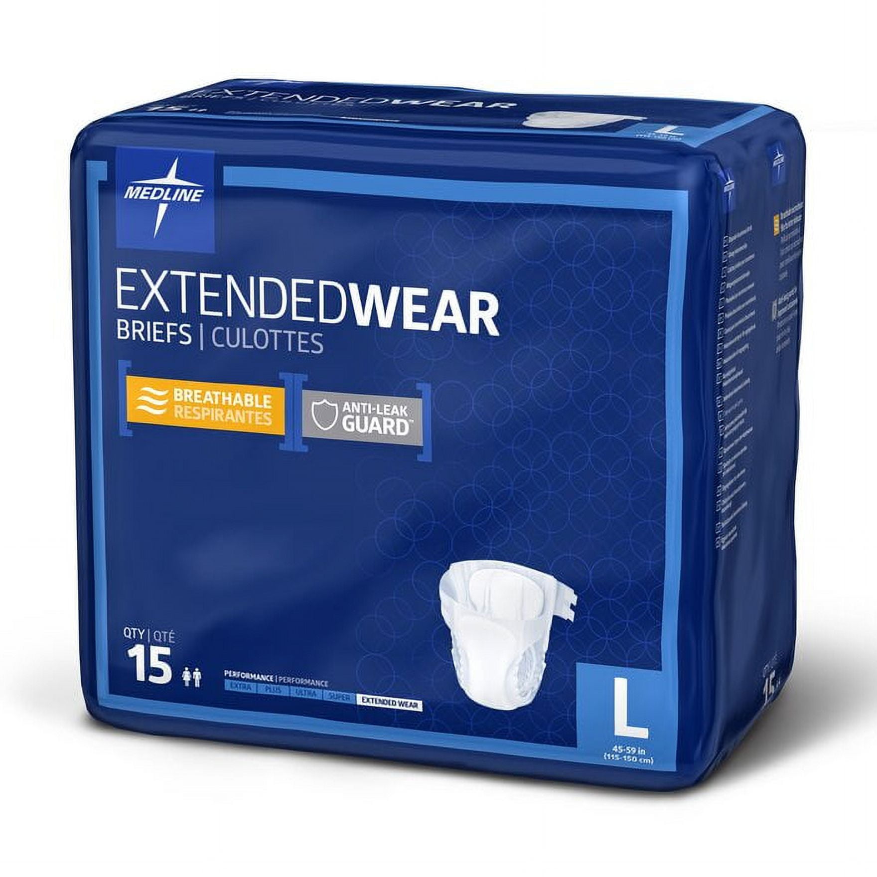 FitRight Extended Wear Overnight Adult Briefs with Tabs, Maximum ...