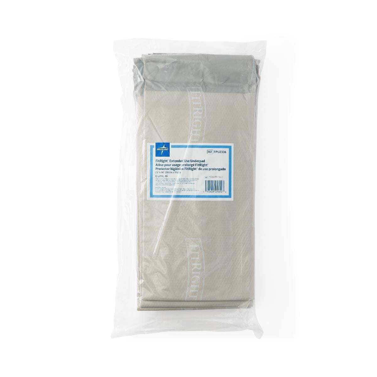FitRight Disposable Adult Bed Pads for Incontinence, Furniture, or Pets ...