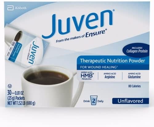 Juven Therapeutic Nutrition Drink Mix Powder for Wound Healing Support ...