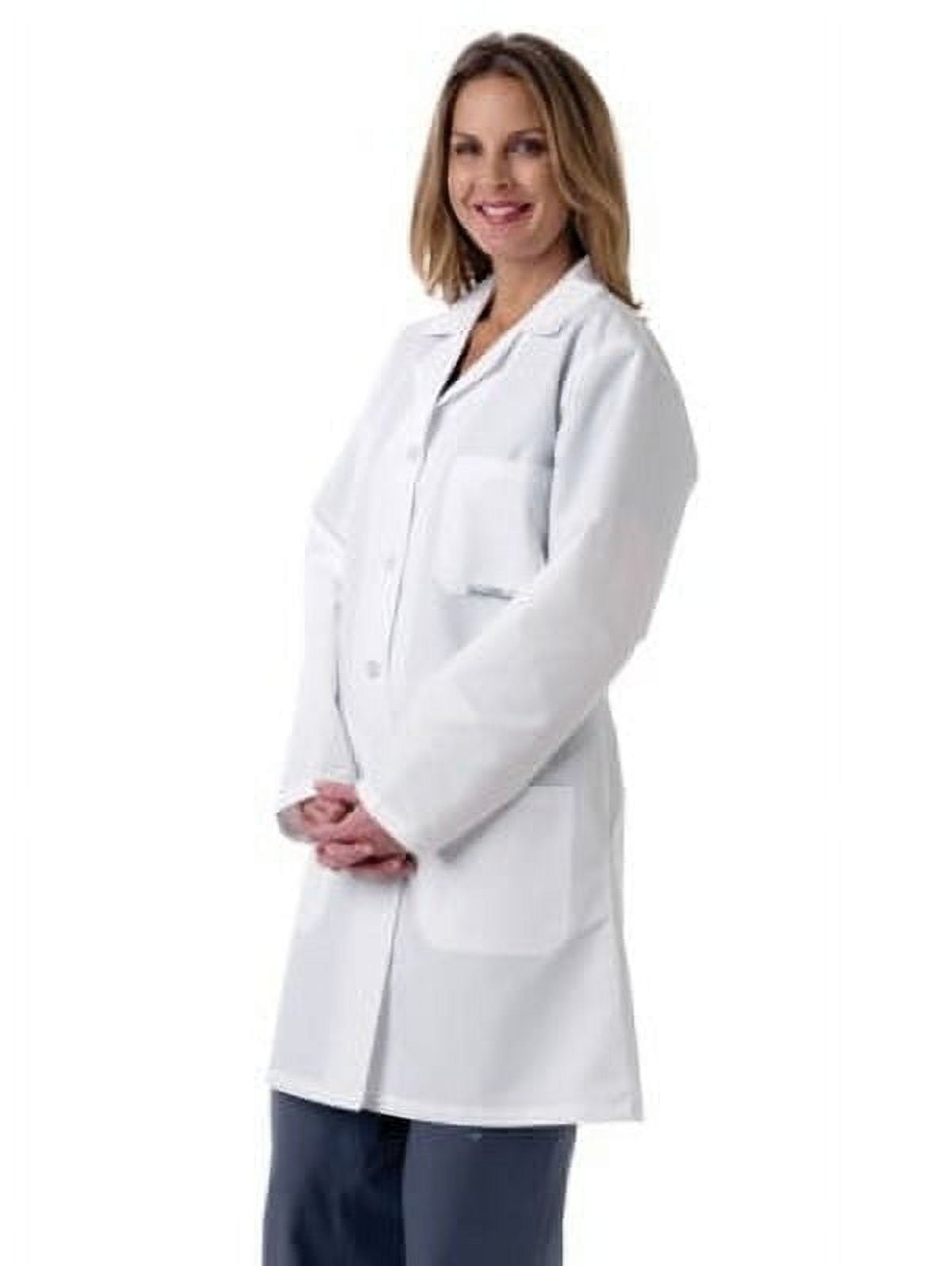 Medline Ladies Full Length Lab Coat - Walmart.com