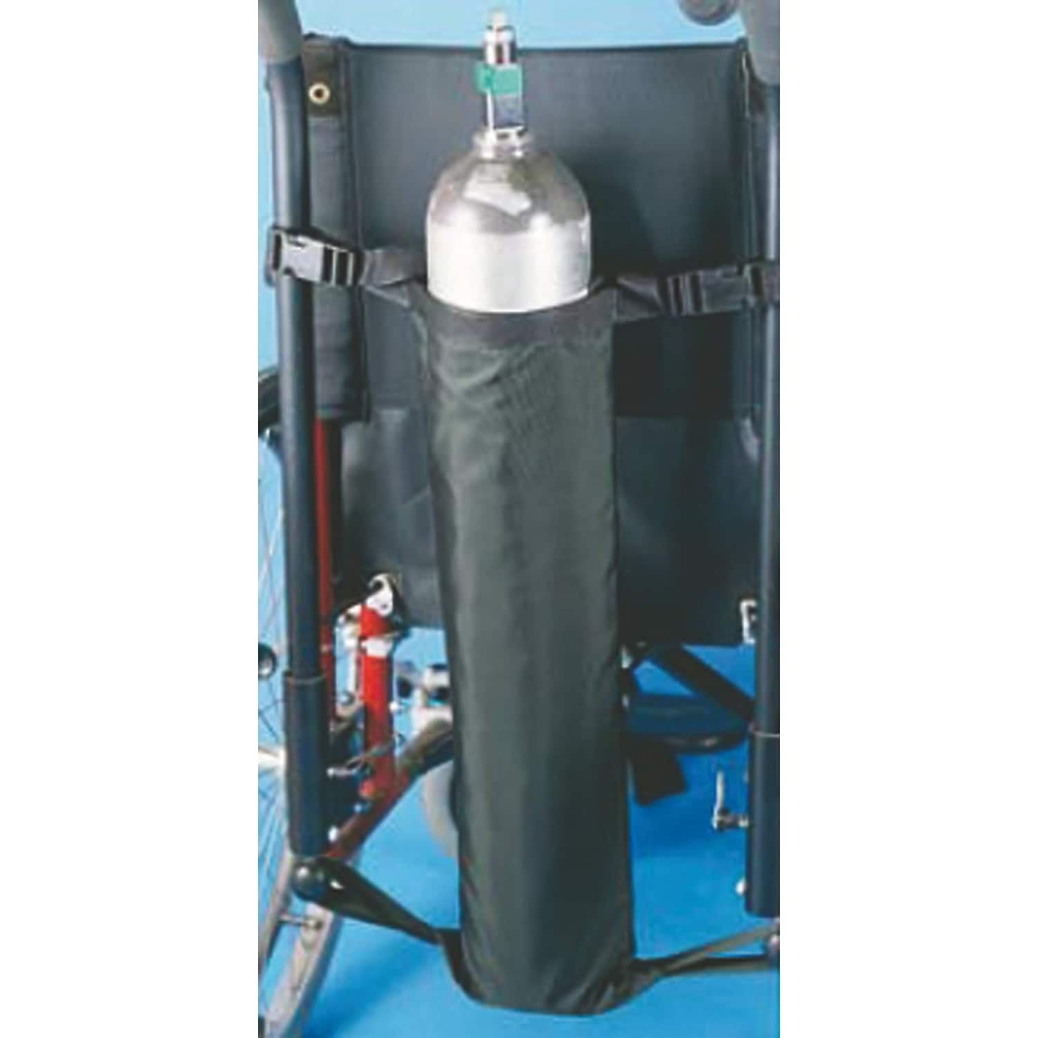 Medline Maddak Oxygen Tank Holders for Adult Wheelchairs Black 13" X 9 ...