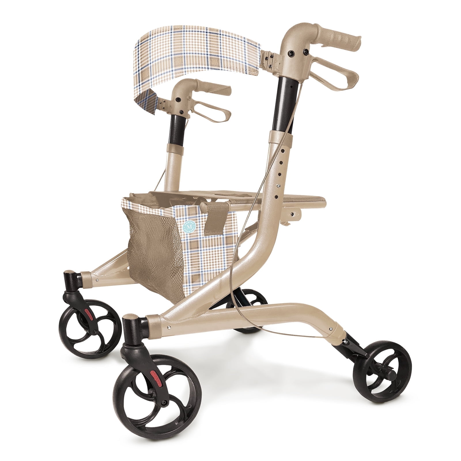 Medline Martha Stewart Euro Style Rollator for Seniors - 1 Count ...