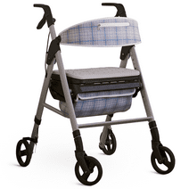 Medline Deluxe Two-Button Folding Walker - Walmart.com