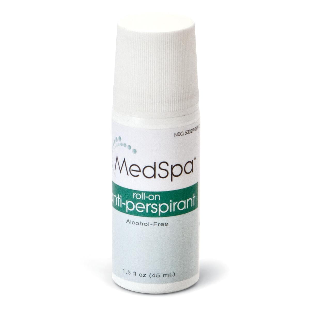 Medline MedSpa Medical Roll-On Deodorant, Unisex Antiperspirant, 1.5 oz ...