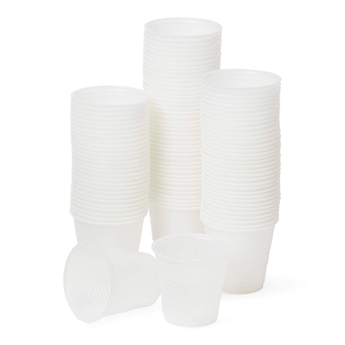 Medline NON030035 Disposable Cold Plastic Drinking Cup, 3.5 oz (Pack of ...