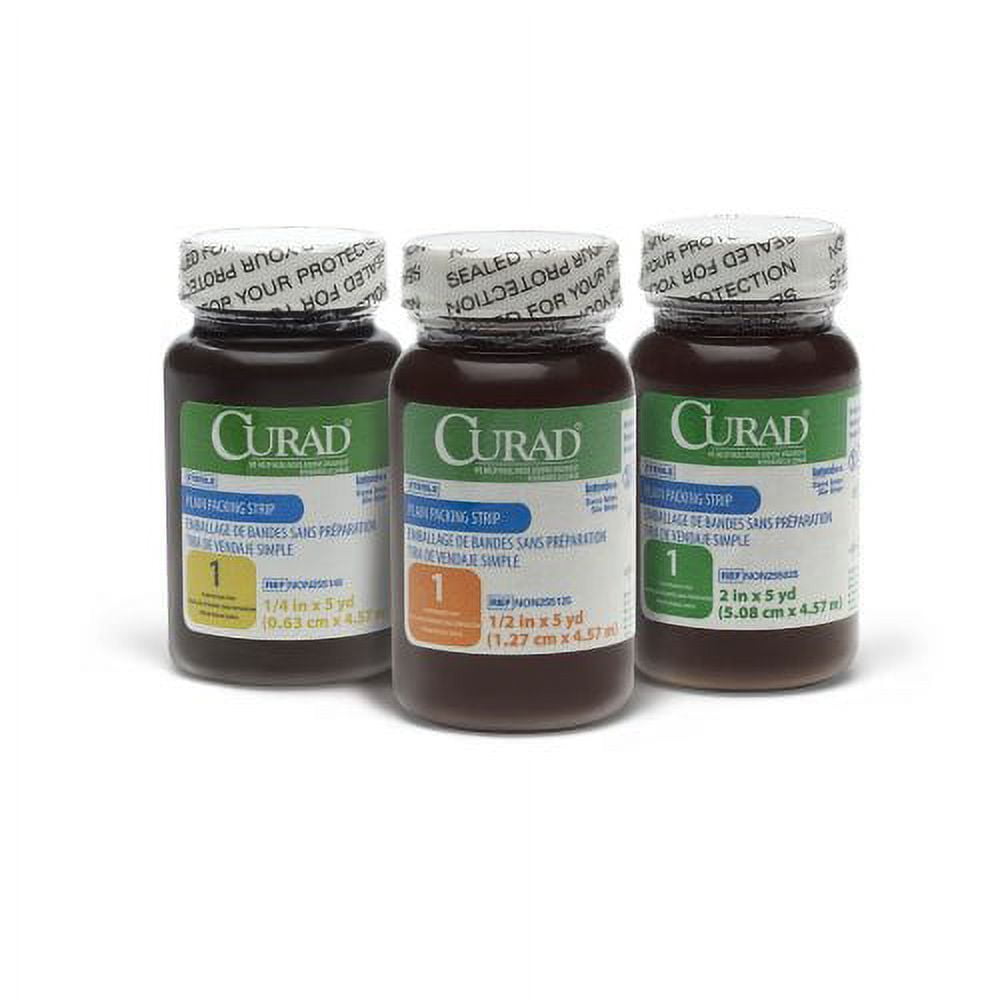 Medline NON255125, Curad® Wound Packing Strip, Cotton, 12/CS (322348_CS ...