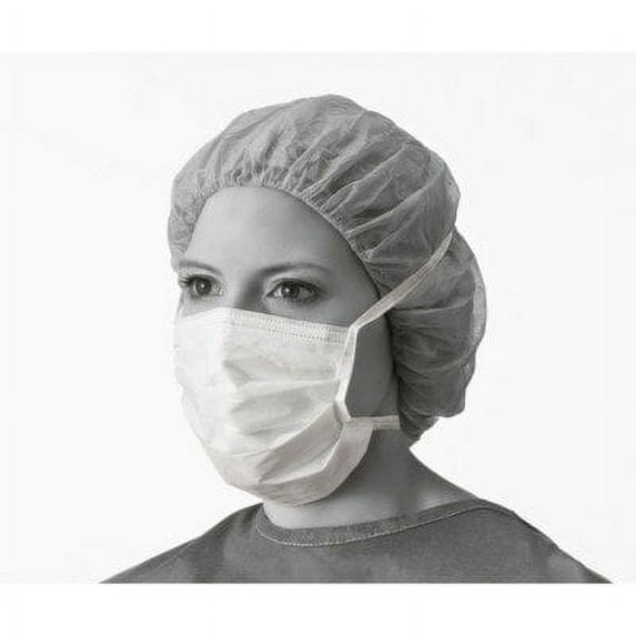Medline Medical Disposable Hypoallergenic Surgical Face Masks, White ...