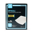 Medline Opticell Gelling Fiber Wound Dressing, 4.25" x 4.25" , 10 Count ...