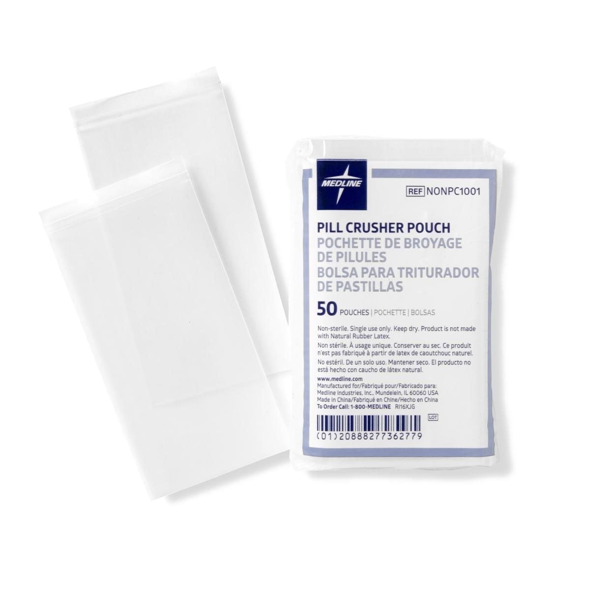 Medline Pill Crusher Pouch, 1000 Count HSA/FSA Eligible - Walmart.com