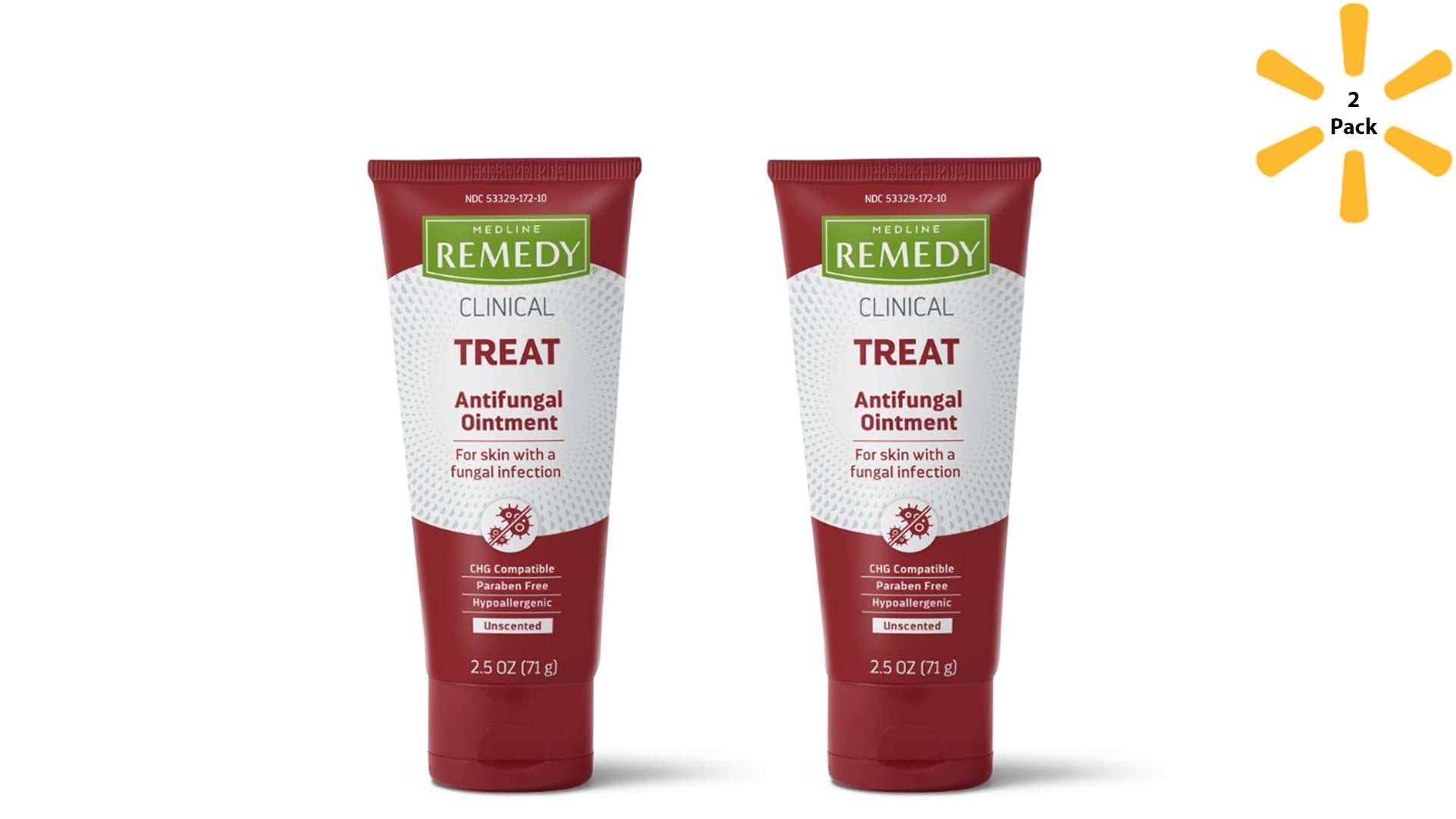 Medline Remedy Clinical Antifungal Ointment 2.5oz, 2 Pack- MSC092625 ...