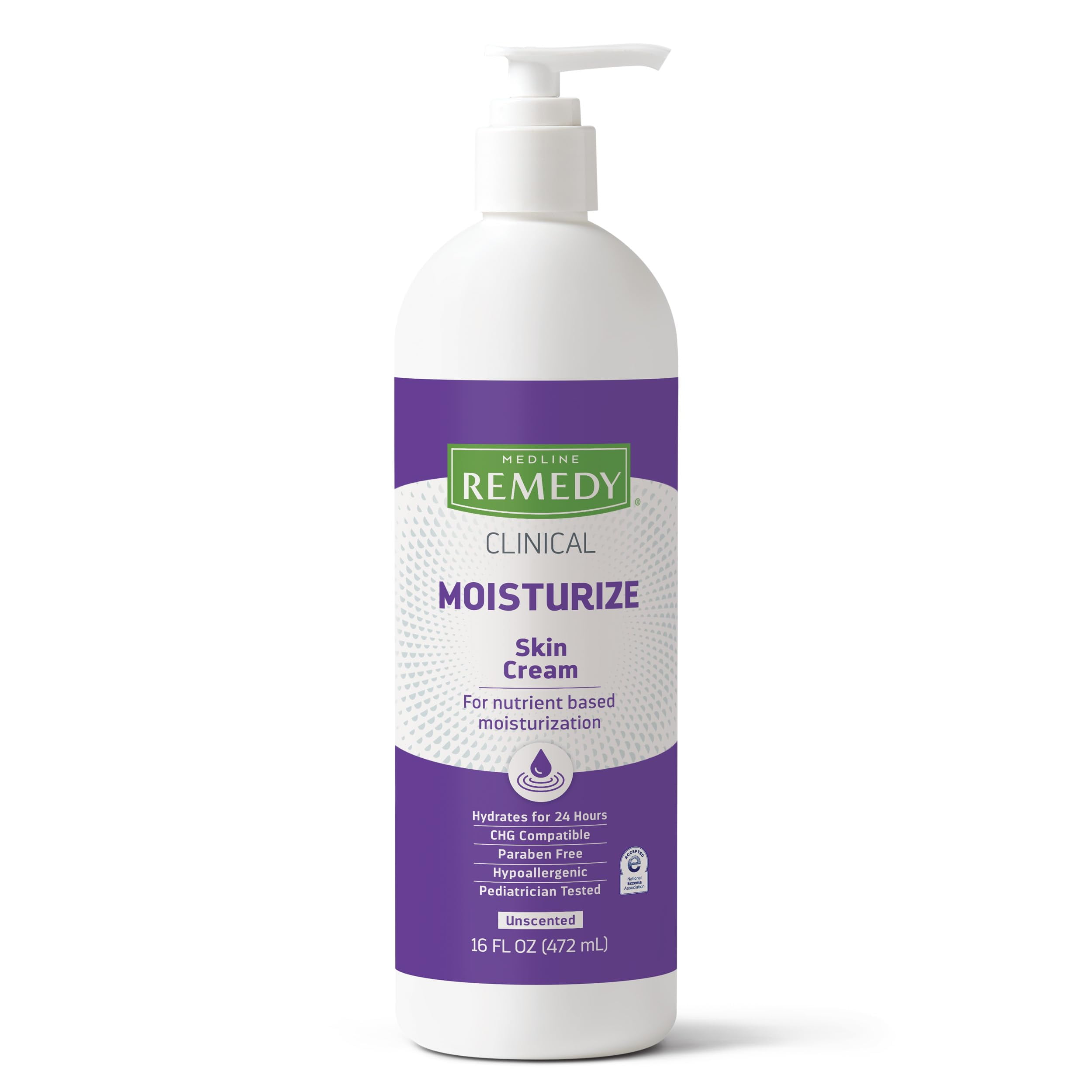 Medline Remedy Clinical Skin Cream Moisturizer, Unscented (16 fl oz ...