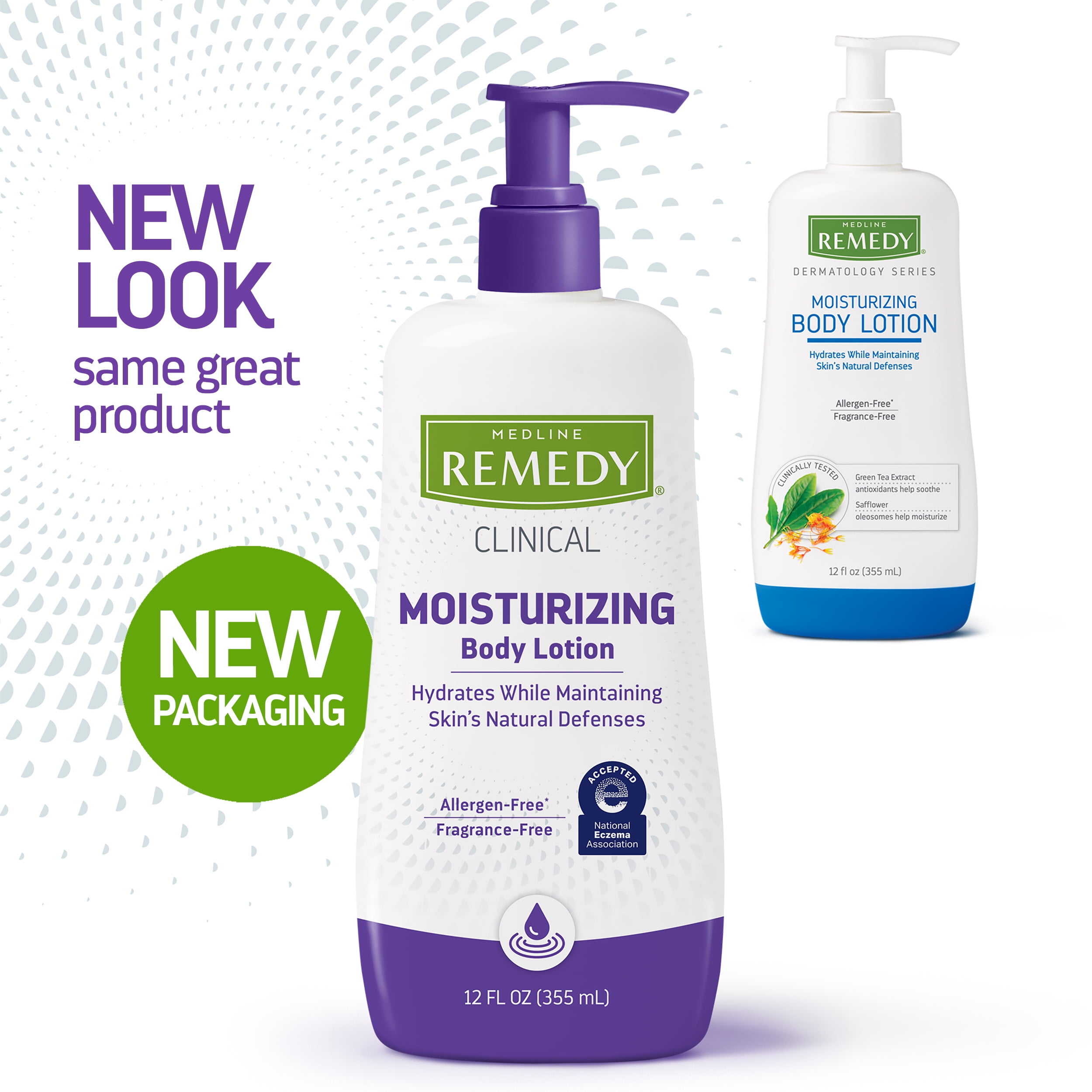 Medline Remedy Clinical Skin Moisturizing Lotion, Fragrance-Free, For ...