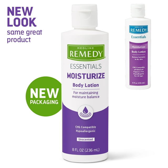 Medline Remedy Essential Moisturizing Body Lotion (8 oz Bottle ...