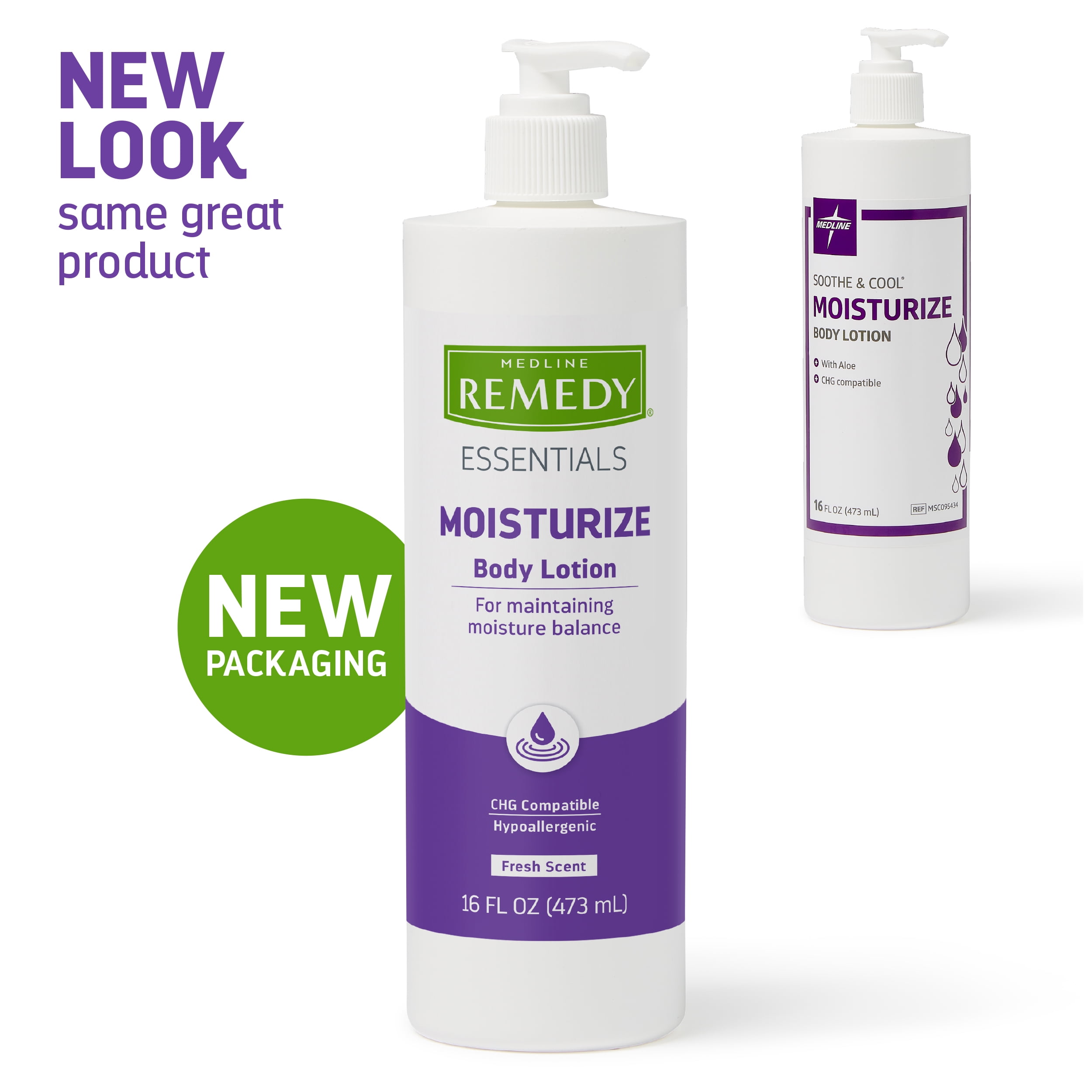 Medline Remedy Essentials Moisturizing Body Lotion (16 oz Bottle ...