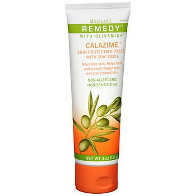 Medline Remedy Olivamine Calazime Skin Protectant Paste, 4 oz HSA/FSA ...