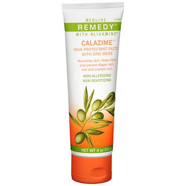 Medline Remedy Olivamine Calazime Skin Protectant Paste, 4 oz ...