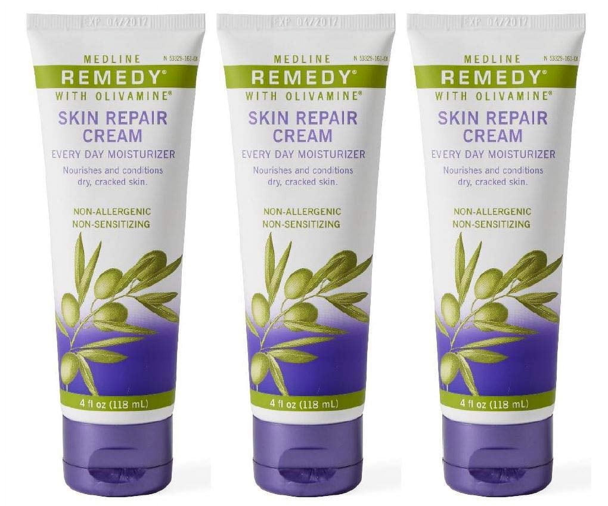 Medline Remedy Skin Repair Cream, 4 oz Tubes (3 Pack) - Walmart.com