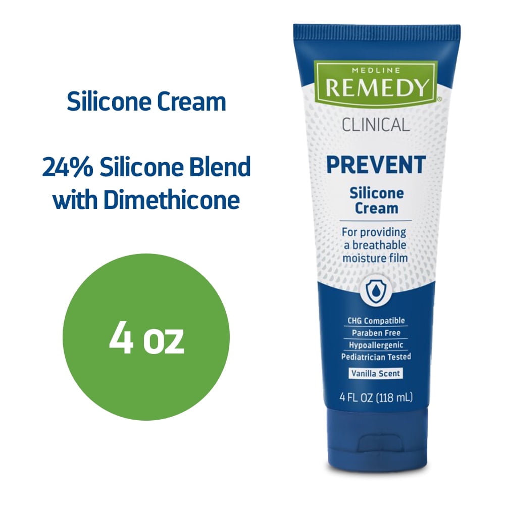 Medline Remedy Specialized Silicone Cream, Unscented, 4 oz - Walmart.com