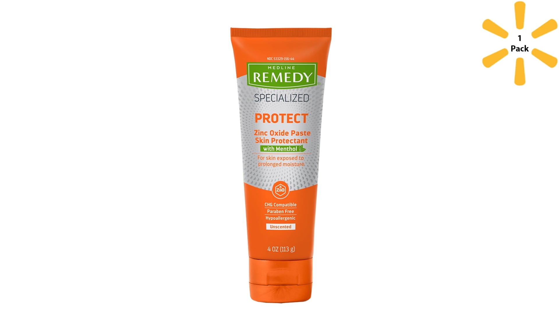 Medline Remedy Specialized Zinc Oxide Paste with Menthol Unscented, 4oz ...